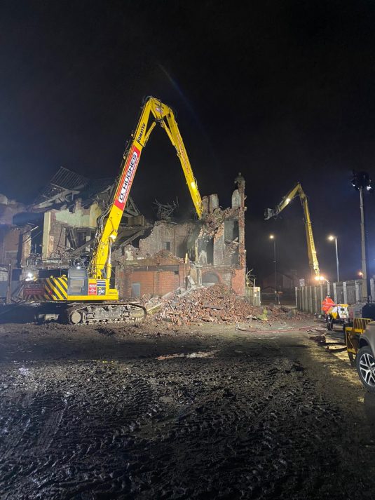 High rise demolition – D Hughes Demolition Manchester